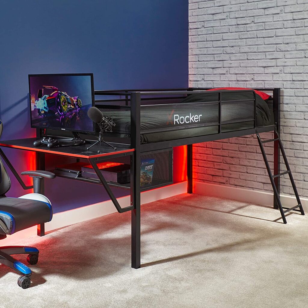 PodBed High Sleeper Gaming Bed - Mid Sleepers
